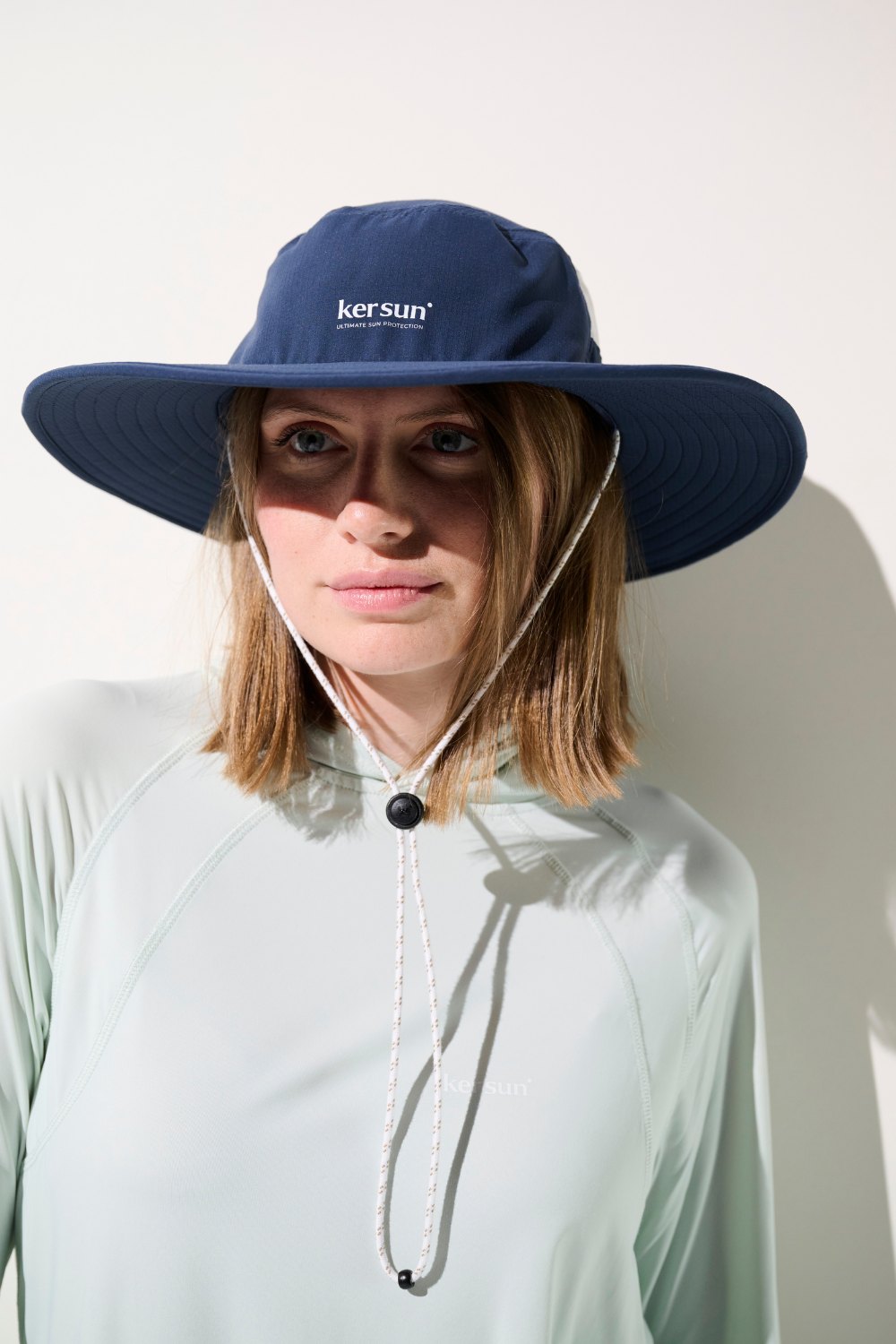 Sombrero con protección solar para mujer, Azul, Oasis, UPF 50+– Ker Sun ...